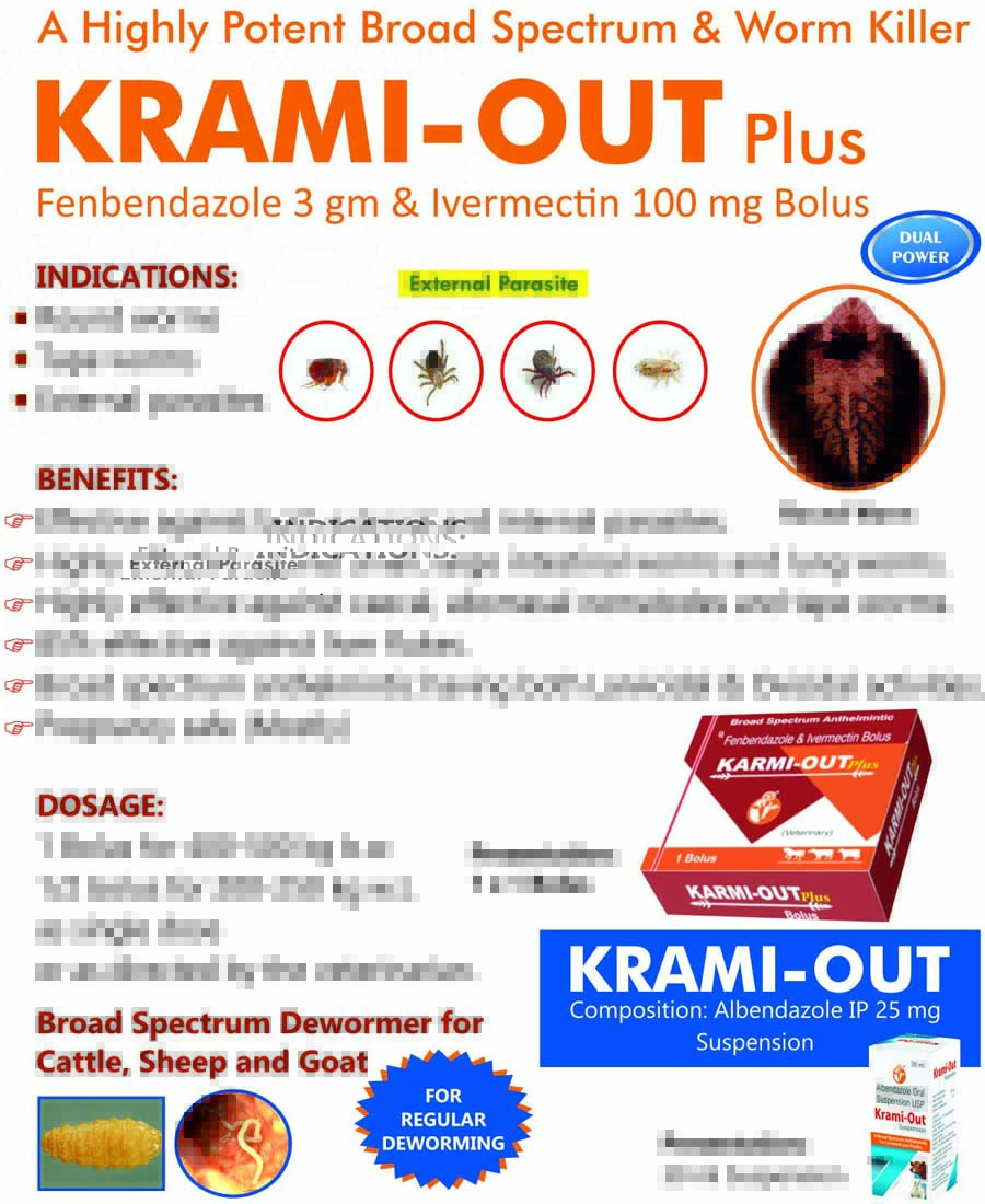Krami Out Plus Suspension – Albino Bio Chem